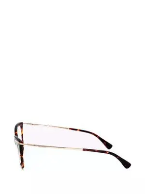 Max Mara Cat-eye Tortoiseshell-effect Glasses