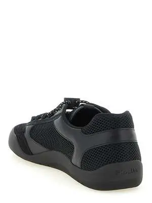 Prada Mesh Sneakers - Black