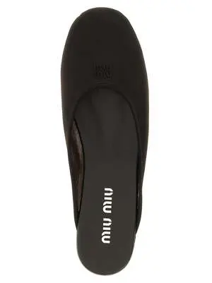 Miu Miu Mesh Fabric Slippers
