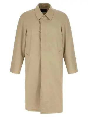 Prada Cotton Trench Coat - Cream