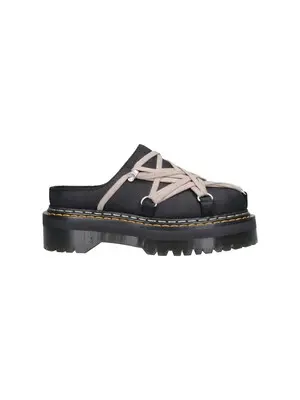 Rick Owens X Dr. Martens Mules "megalace - Black