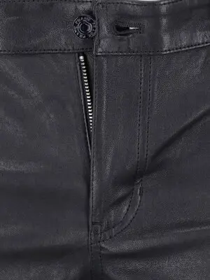 FRAME Leather Trousers "rodeo - Black