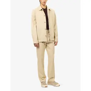 Sunspel Drill Straight-leg Cotton Trousers