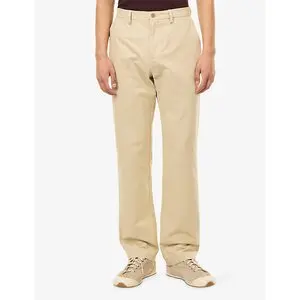 Sunspel Drill Straight-leg Cotton Trousers