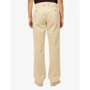 Sunspel Drill Straight-leg Cotton Trousers