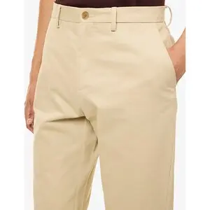 Sunspel Drill Straight-leg Cotton Trousers