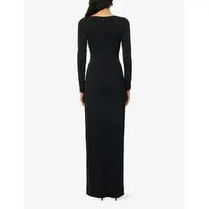 NADINE MERABI Romy Hardware Jersey Maxi Dress