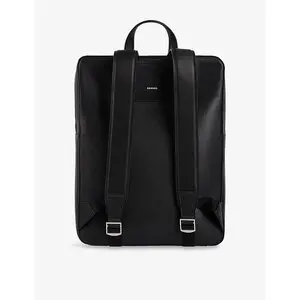 Sandro Logo-embossed Leather Rucksack