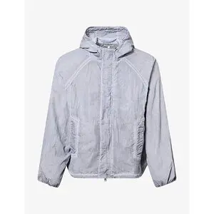 THE COUTURE CLUB Washed Zip-through Shell Windbreaker