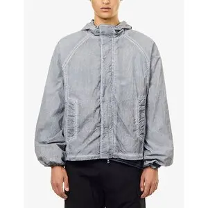 THE COUTURE CLUB Washed Zip-through Shell Windbreaker