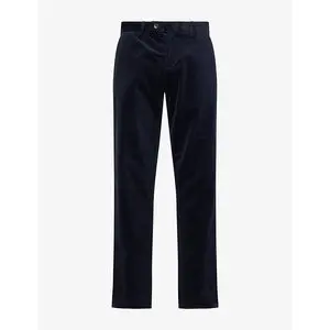 Sunspel Straight-leg Corduroy Cotton Trousers - Navy