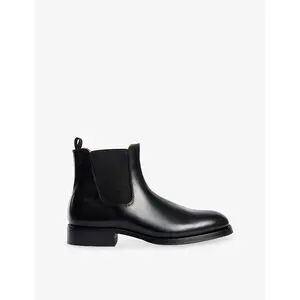 Sandro Flat Leather Chelsea Boots