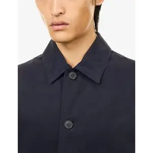 Sunspel Drill Chore Cotton Jacket - Navy