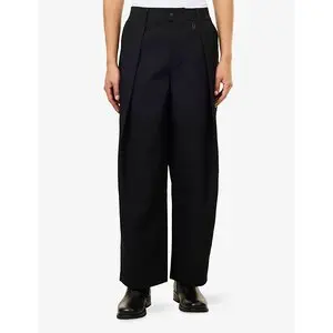 ONLY THE BLIND Nightfall Embossed Logo Embroidery Woven Trousers