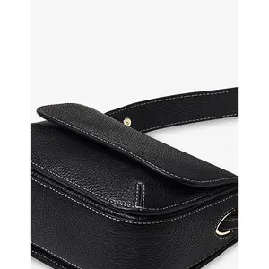 ASPINAL OF LONDON Ella Leather Cross-body Bag - Black