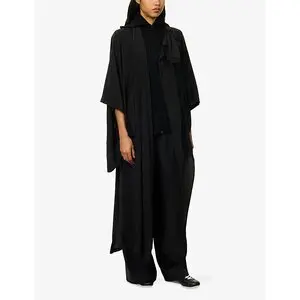 Yohji Yamamoto Knit Combo Kimono Coat