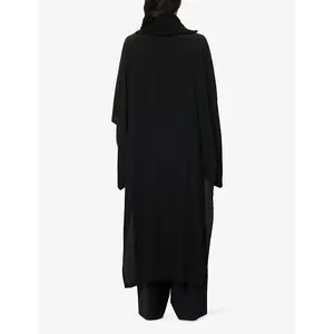 Yohji Yamamoto Knit Combo Kimono Coat