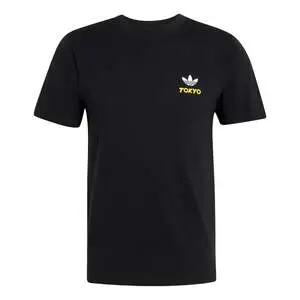 Adidas X Pokemon T-shirt Tokyo 1 T-shirt Asia Sizing - Black