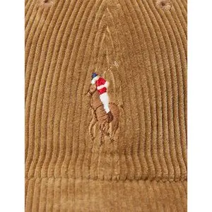 Polo Ralph Lauren Logo-embroidered Corduroy Baseball Cap - Dispatch Tan