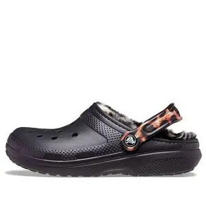CROCS Classic Lined Animal Remix Clog 'black & Multi