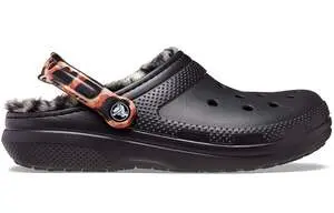 CROCS Classic Lined Animal Remix Clog 'black & Multi