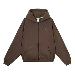 Nike Therma Fit Solo Swoosh Brushed Full Zip Hoodies Asia Sizing - Brown