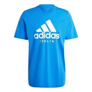 Adidas Italy Dna Graphic T-shirt Asia Sizing - Blue