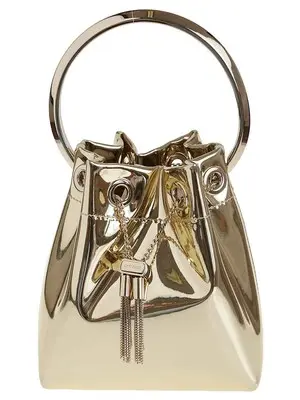 JIMMY CHOO Bon Bon Drawstring Bucket Bag