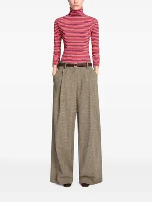 Dries Van Noten Pleated Wool Trousers