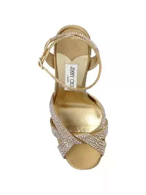 JIMMY CHOO Kove Crystal-embellished Sandals