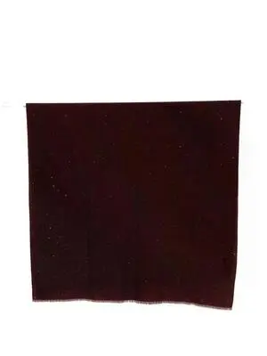 Faliero Sarti Sequin-embellished Frayed Scarf - Red