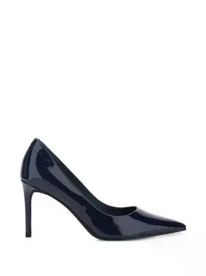 Jeffrey Campbell Patent-finish Pointed-toe Pumps - Blue
