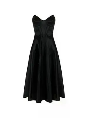Elisabetta Franchi Dress In Gazar Fabric