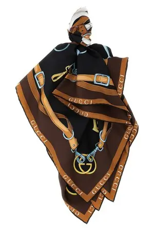 Gucci Carré Silk Twill