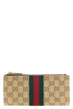 Gucci Web' Long Wallet