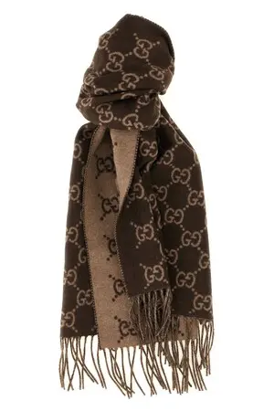 Gucci Gg Double-face Scarf - Multi