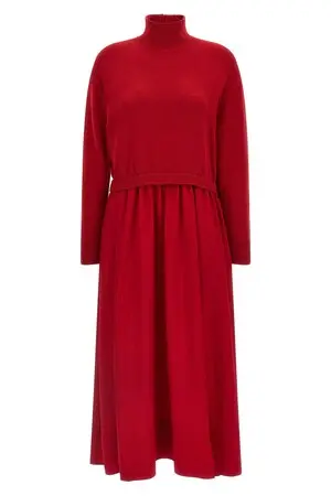 Polo Ralph Lauren High Neck Dress - Red