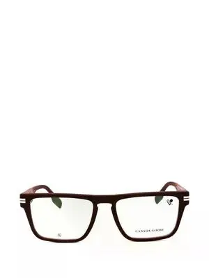 Canada Goose Rectangle-frame Glasses - Red