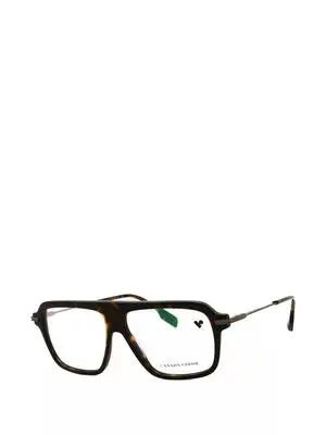 Canada Goose Tortoiseshell-effect Rectangle-frame Glasses