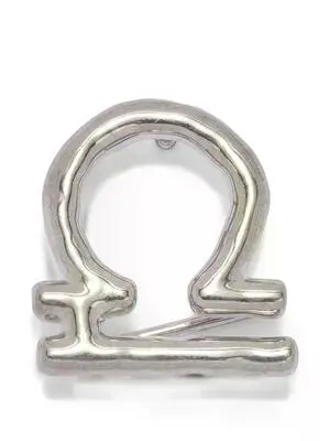 JIL SANDER Zodiac Libra Buckle - Silver