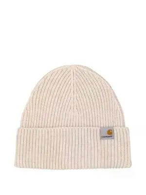 Carhartt Work In Progress Gabe Ribbed-knit Beanie Hat - Neutrals