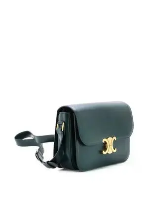 Celine Triomphe Shoulder Bag Smooth Calfskin Medium Crossbody Bag