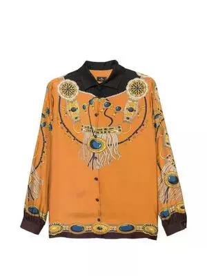 Etro Jewellery-print Silk Shirt