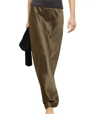 LESET Barb Bias Ankle Skirt