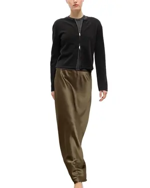 LESET Barb Bias Ankle Skirt