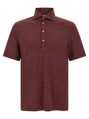 Brunello Cucinelli French Collar Polo Shirt - Multicolor