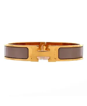 Hermès Narrow Clic H Bracelet - Enamel