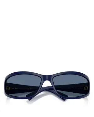 Miu Miu Wraparound Sunglasses, 69mm