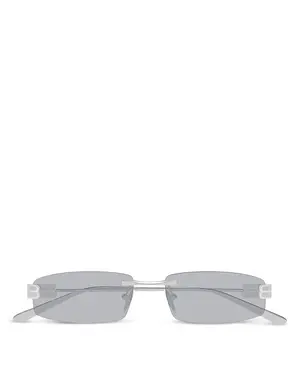 Balenciaga Gossip Rectangular Sunglasses, 57mm