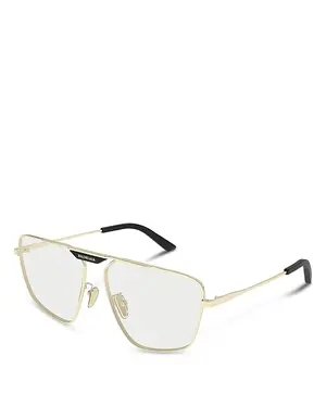 Balenciaga Pilot Sunglasses, 61mm - Gold